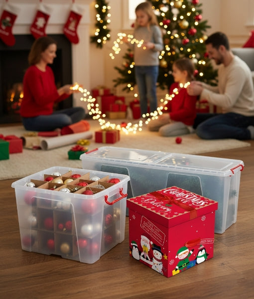 Buy Christmas Storage Boxes & Bags For Organisers - 1Above