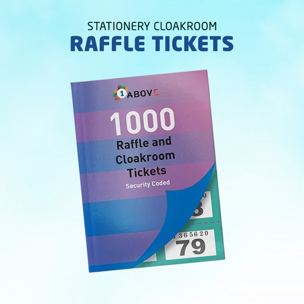 Buy Stationery Cloakroom & Raffle Tickets Tombola | 1k Pages Diary