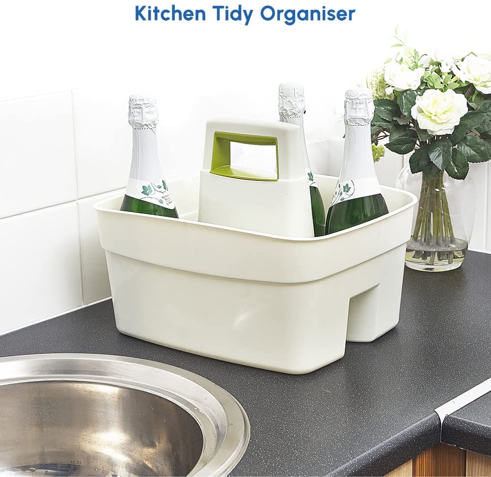 Buy Multipurpose Cleaners Tray Basket with Carry Handle