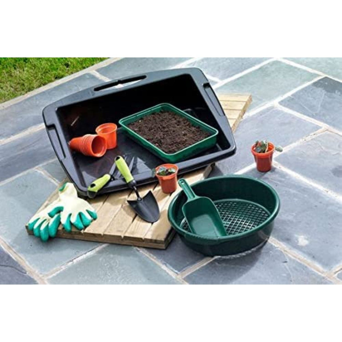 Find Plastic Round Garden Sieve for Soil Riddle Online